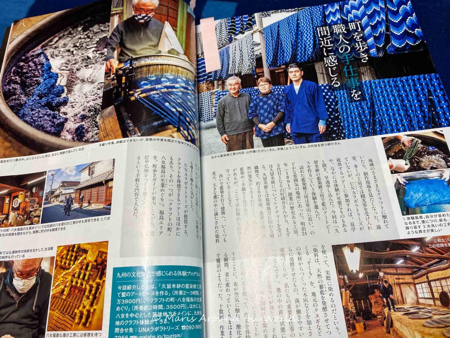 Hands-on Indigo Dyeing at Aizome Kasuri Kobo – Yame, Fukuoka – Maris ...