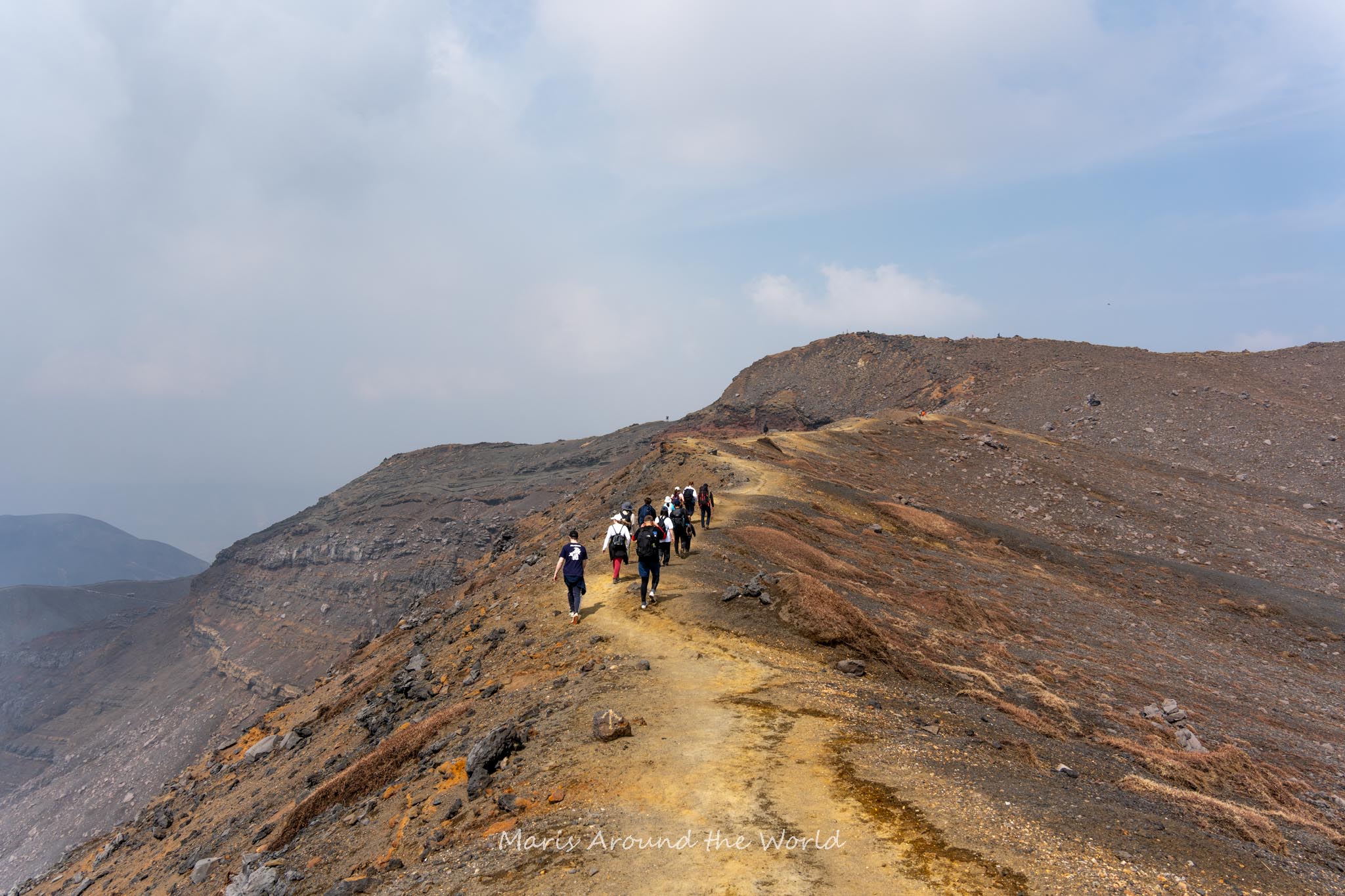 Hiking Mt. Aso in Kumamoto – Mt. Nakadake Trail – Maris Around the World