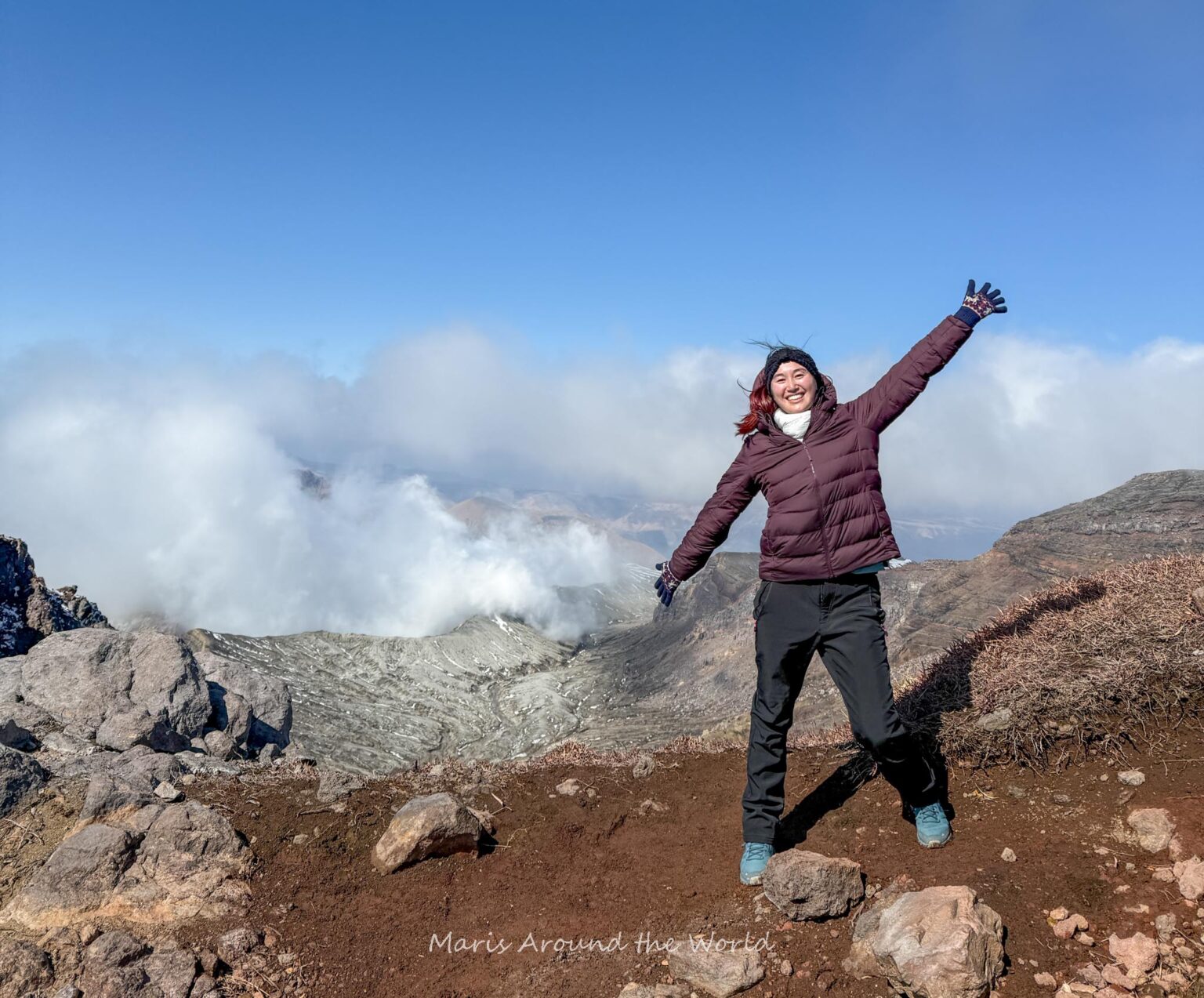 Hiking Mt. Aso in Kumamoto – Mt. Nakadake Trail – Maris Around the World